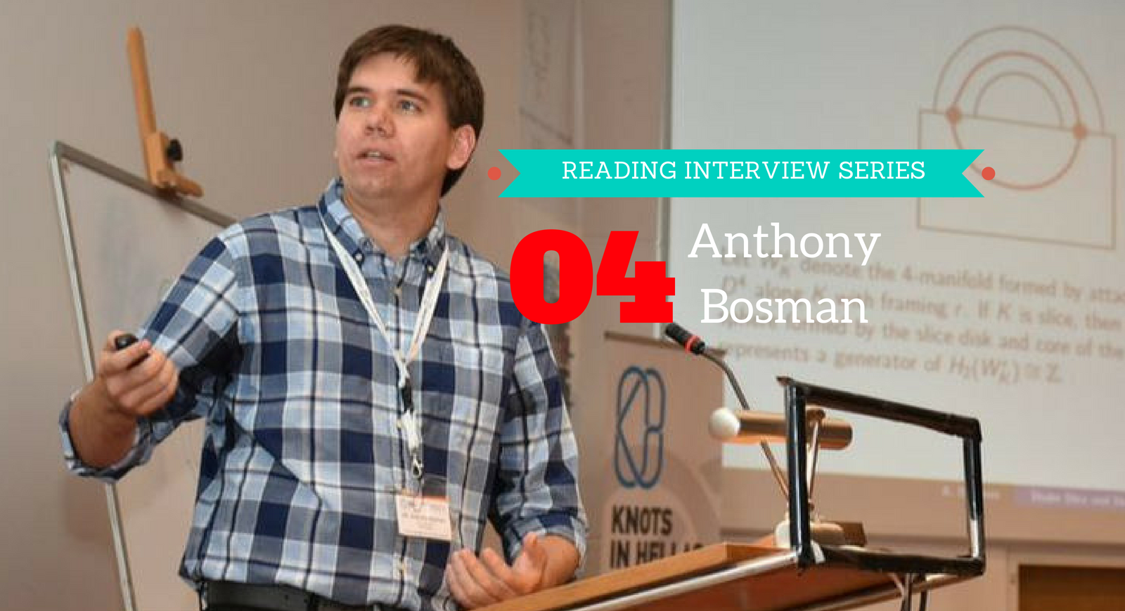Reading Interview Episode 4: Anthony Bosman - Josephine Elia